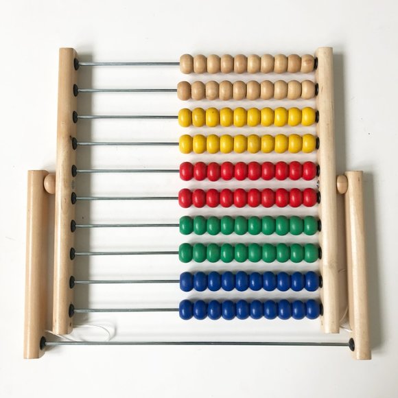 IKEA | Toys | Ikea 0 Wooden Bead Education Table Top Math Counting ...
